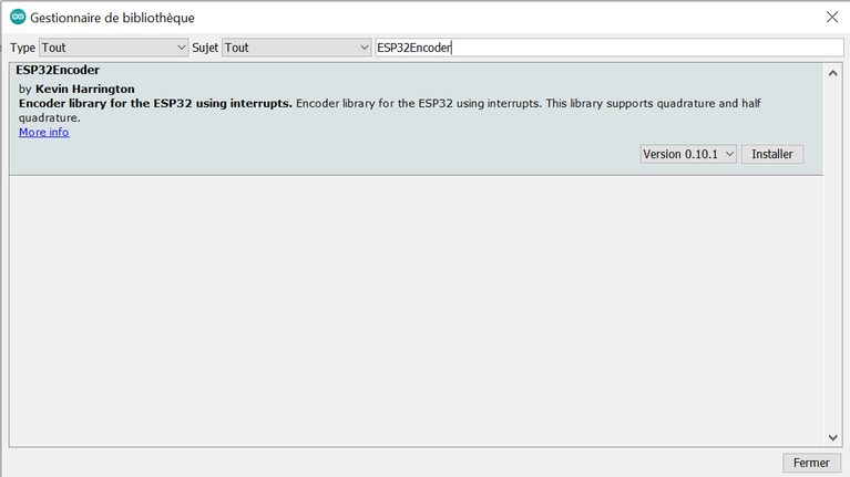 Codeur rotatif ESP32 en code Arduino: Tutoriel avec le KY040