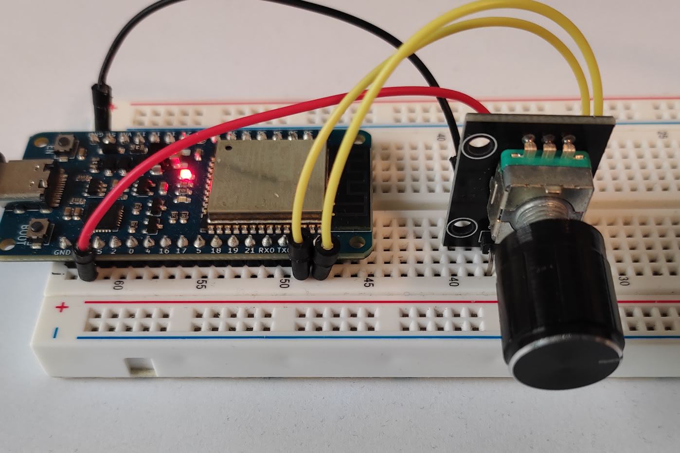 Codeur rotatif ESP32 en code Arduino: Tutoriel avec le KY040