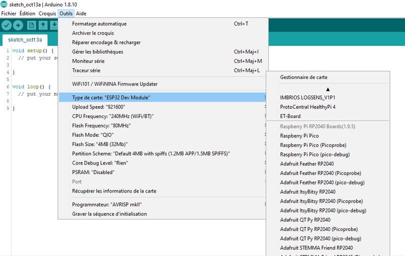 Comment programmer la Raspberry Pi Pico avec du code Arduino